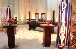 Lit Bar w/ Art Deco Design | Ampa Events